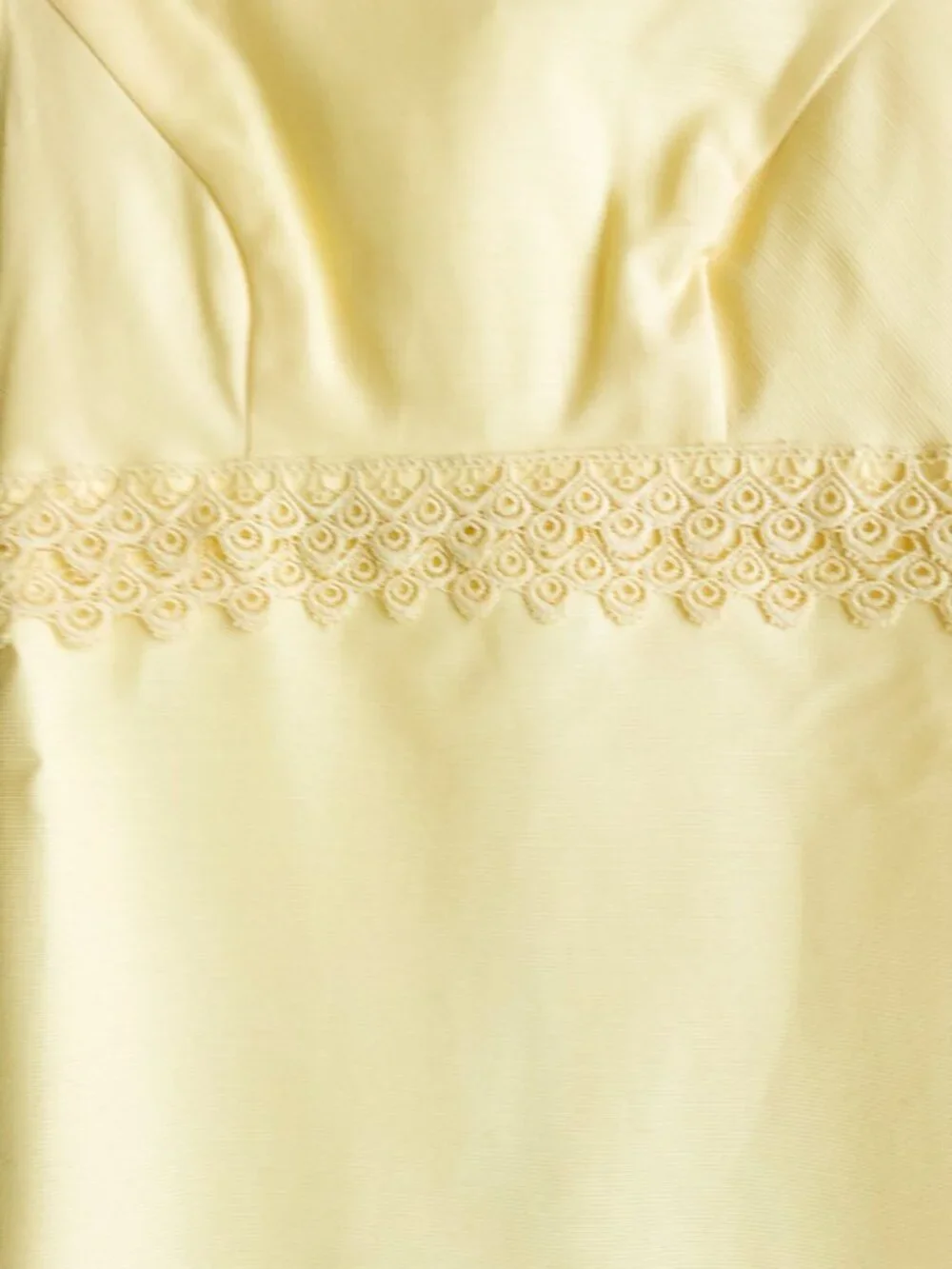Handmade | Dresses | Vintage 5s 60s Handmade Buttery Yellow Empire ...